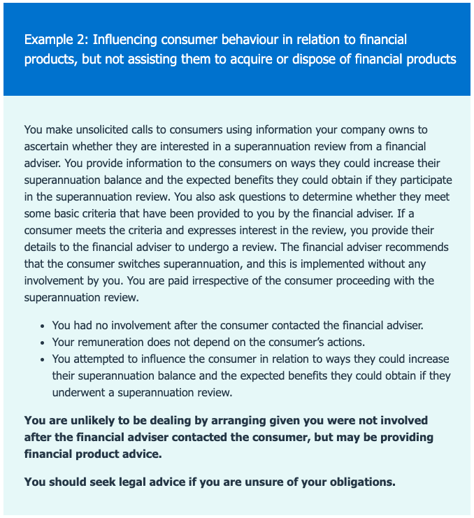 ASIC gives ‘financial advisers’ central role in unsolicited advice ...